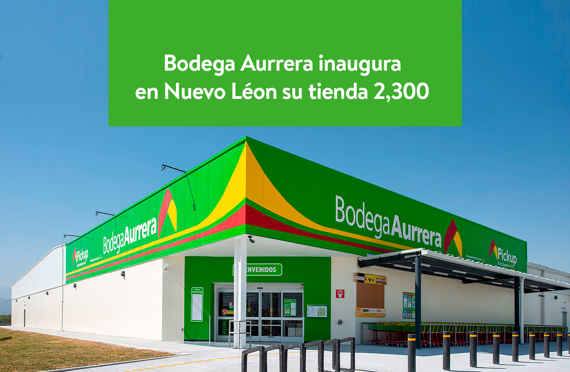 Celebra Bodega Aurrerá la apertura de su tienda 2 mil 300 en México